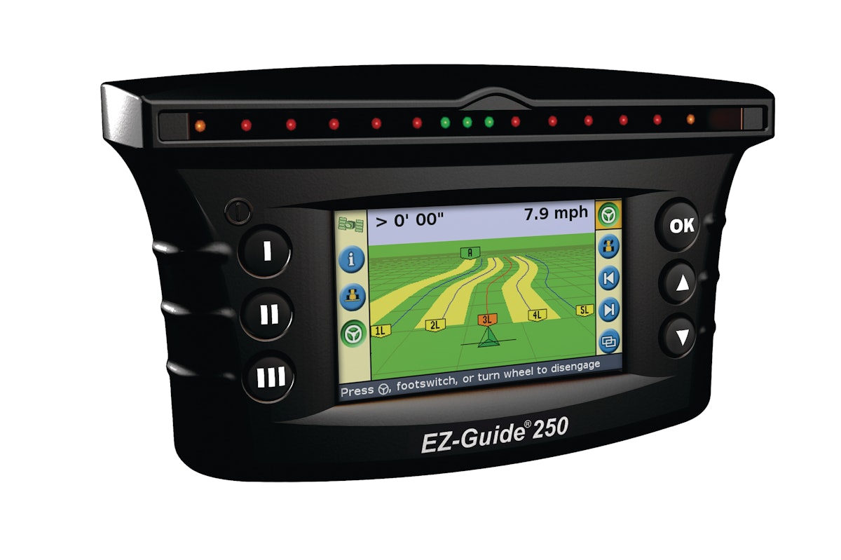 AgGPS EZ-Guide 250 lightbar guidance system From: Trimble | OEM Off-Highway