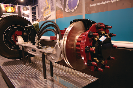 EZ Trac steerable hydraulic drive axle From: Terra Drive Systems (TDS ...