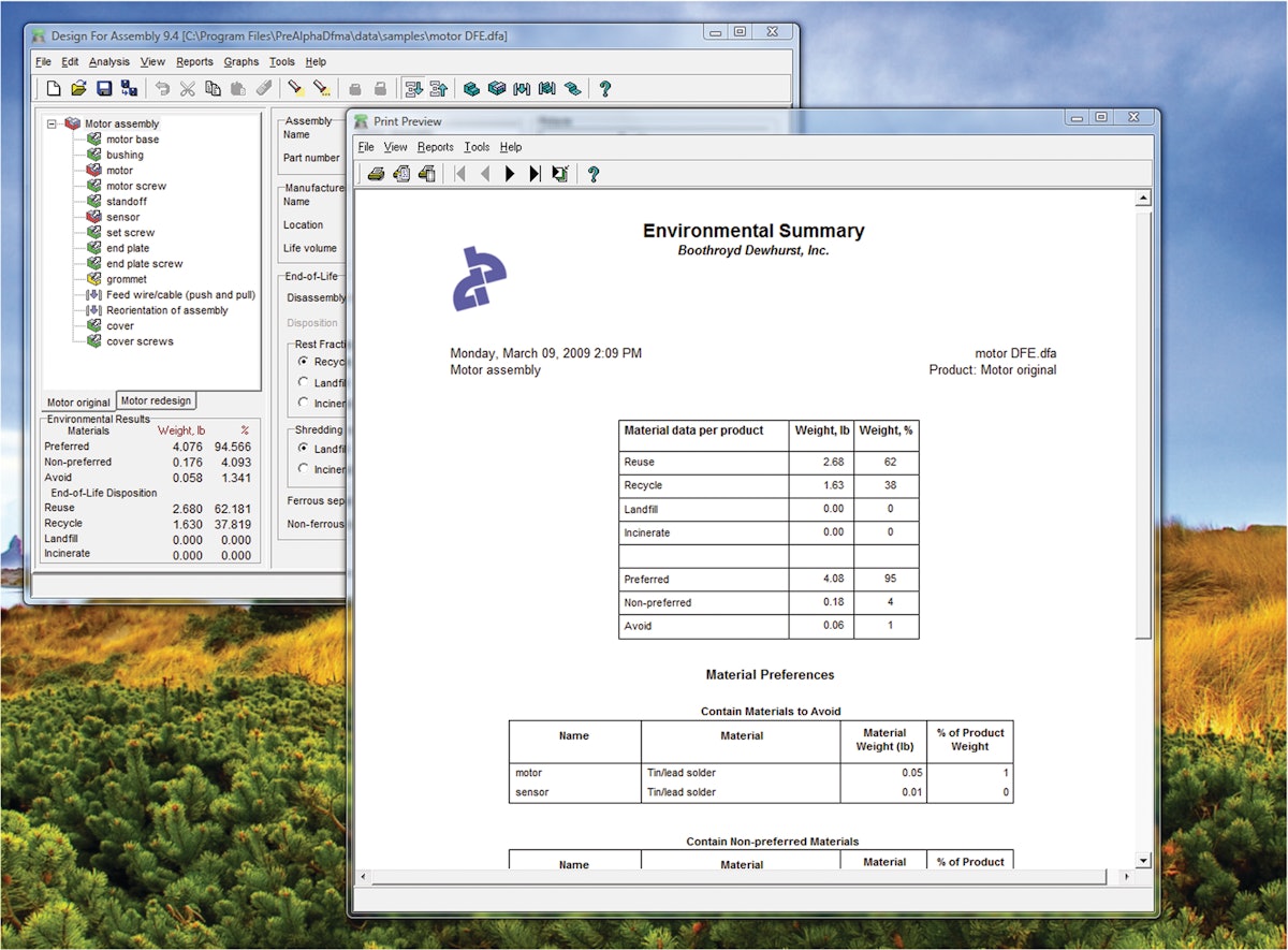 DFMA 2009 Software From: Boothroyd Dewhurst Inc. | OEM Off-Highway