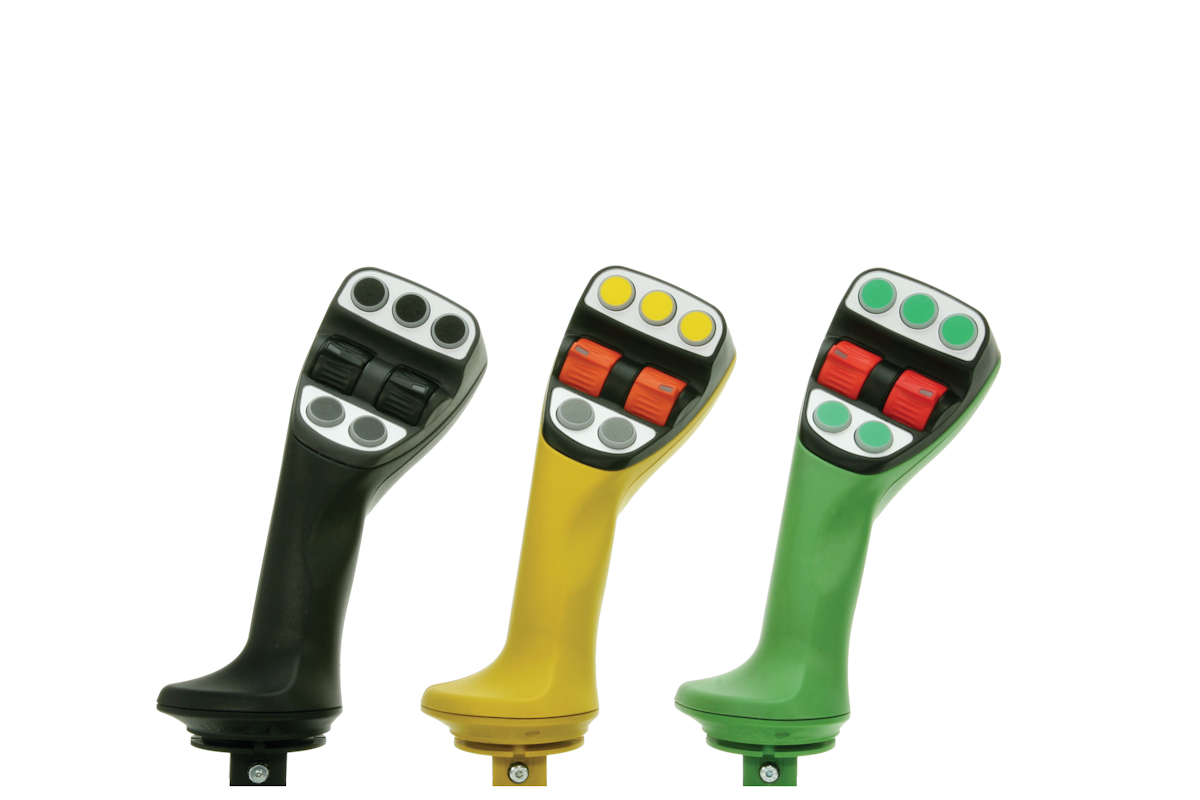 Multifunctional Joystick Grips From: Elobau Sensor Technology, Inc ...