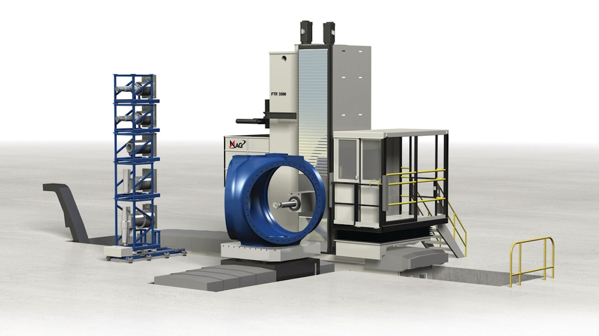 MAG FTR 3500 floor-type horizontal boring mill (HBM) From: MAG IAS, LLC ...