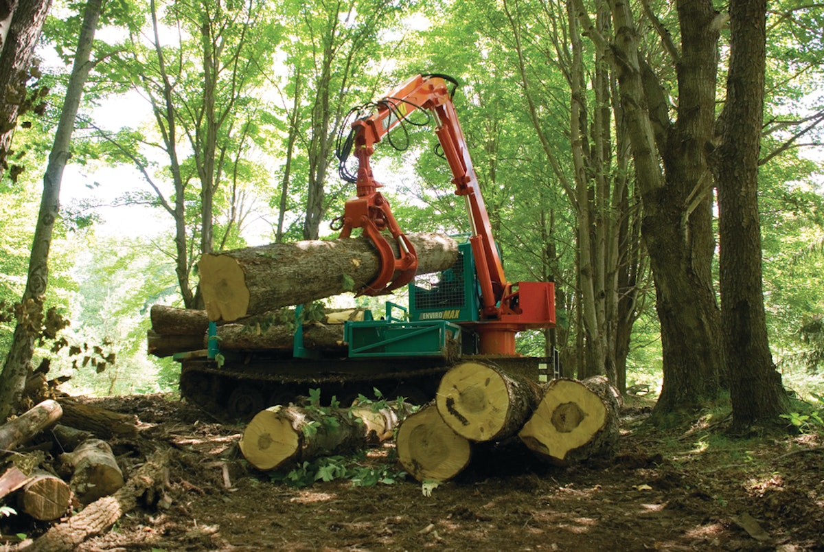 EnviroMax's tracked forwarder. | OEM Off-Highway