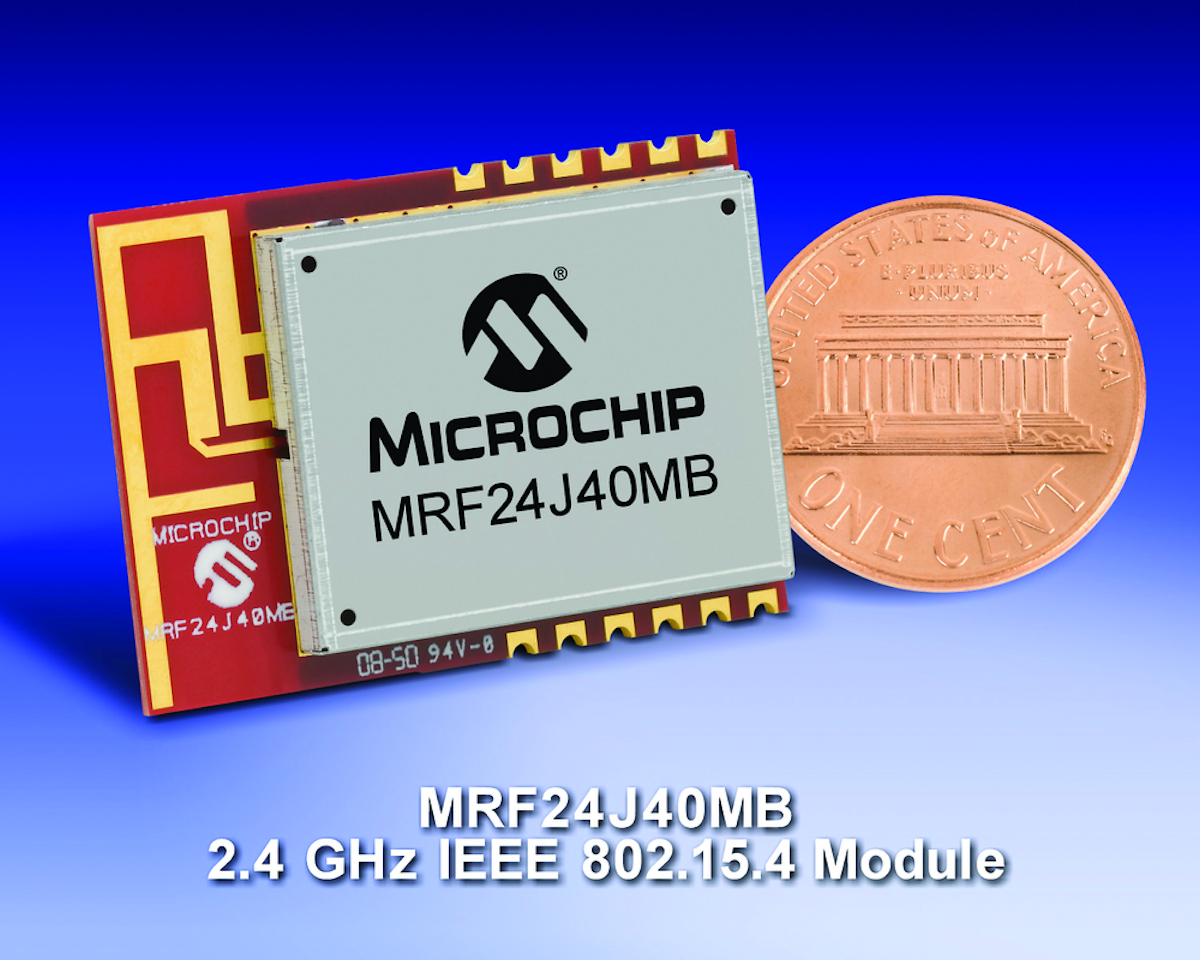 MRF24J40MB Transceiver Module From: Microchip Technology Inc. | OEM Off-Highway
