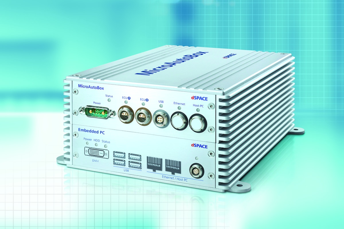 MicroAutoBox Embedded PC From: dSPACE | OEM Off-Highway