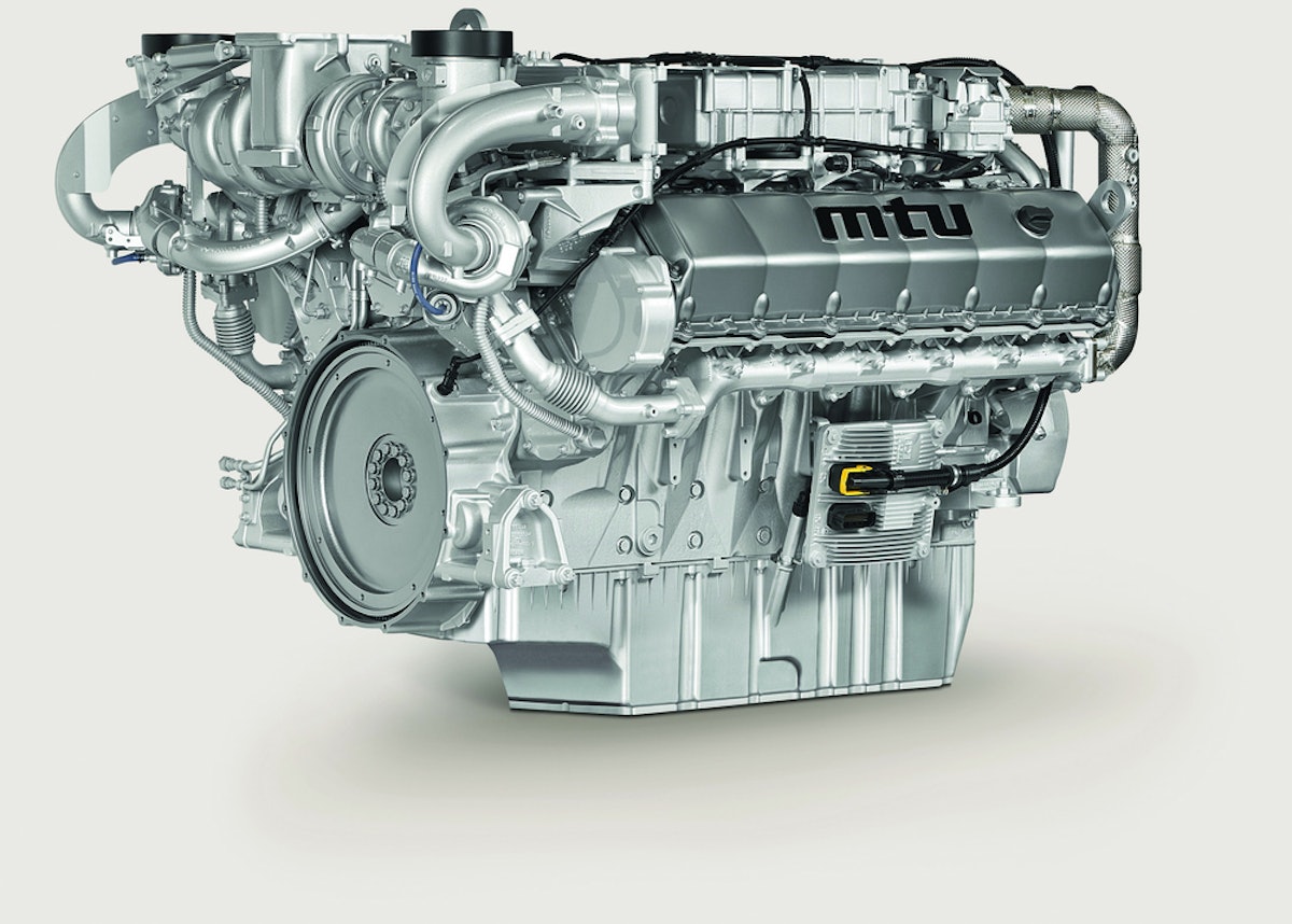 Series 1600 Engines With In-Engine EGR From: MTU America | OEM Off-Highway