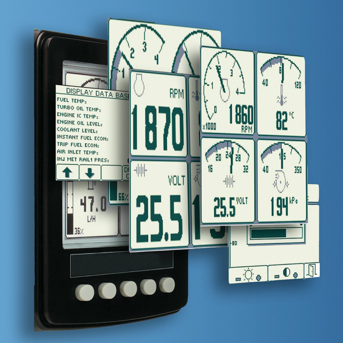 GEM4 Software for KAntrak 2700/2710 Displays From: Kongsberg Automotive ...