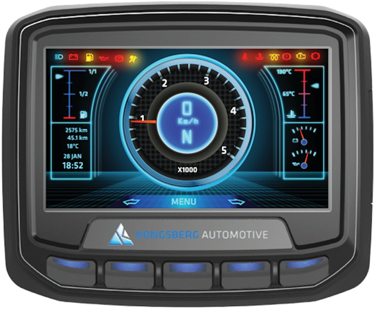 KAntrak 3700 Vehicle Display From: Kongsberg Automotive Driver Control ...