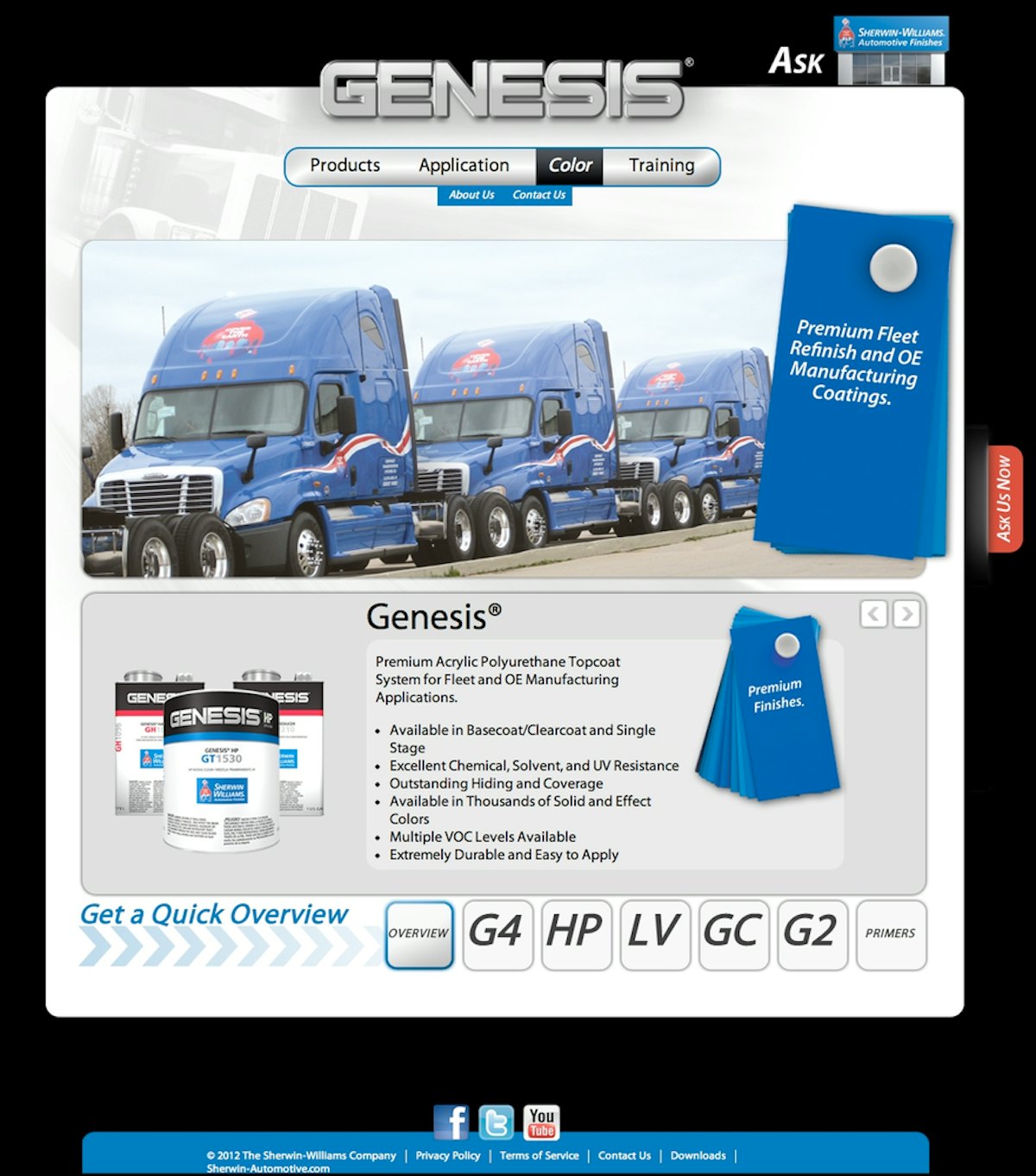 Sherwin-Williams Launches Genesis Premium Finishes Website | OEM Off ...