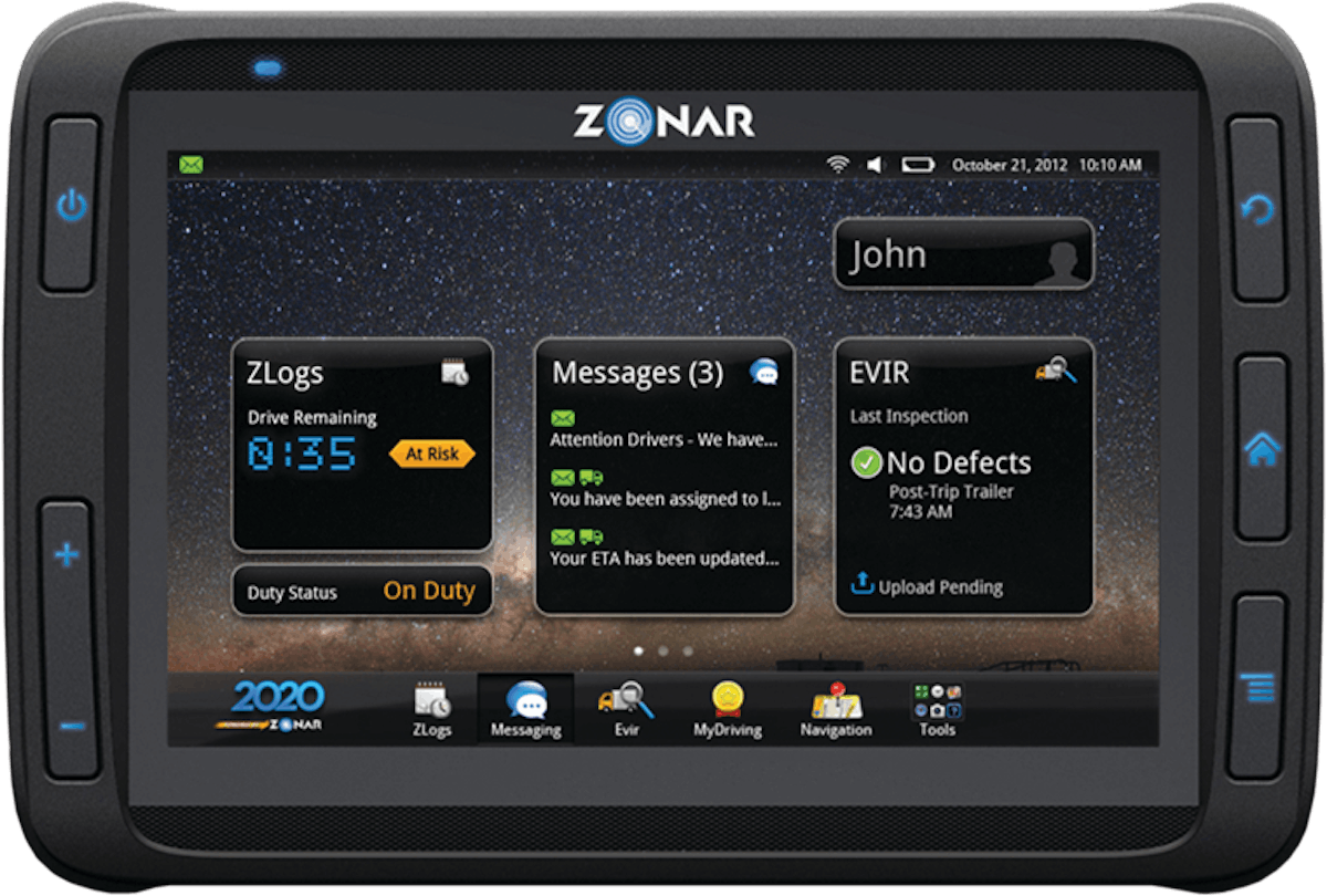 2020 Telematics Tablet From: Zonar | OEM Off-Highway