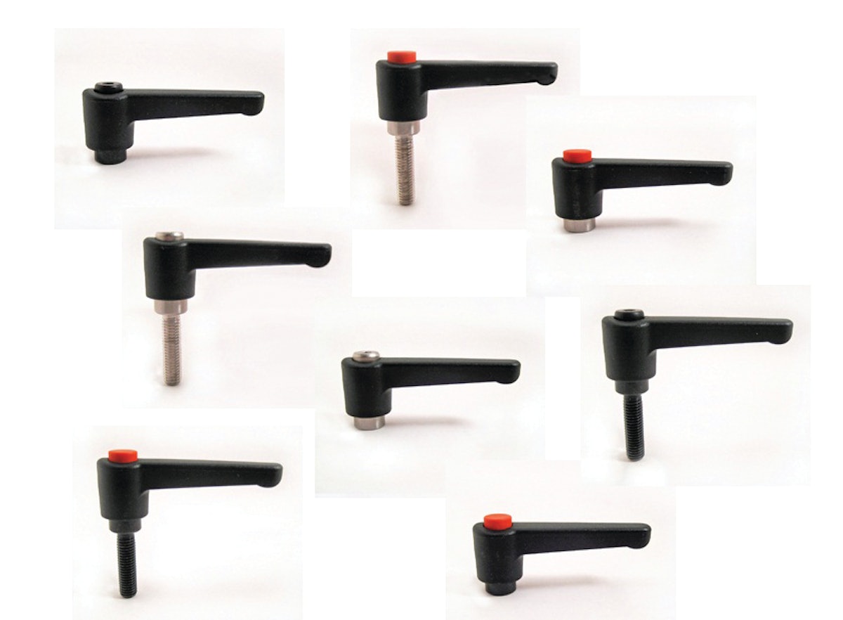 Straight Nylon Plastic Adjustable Levers From: JW Winco, Inc., A Ganter ...