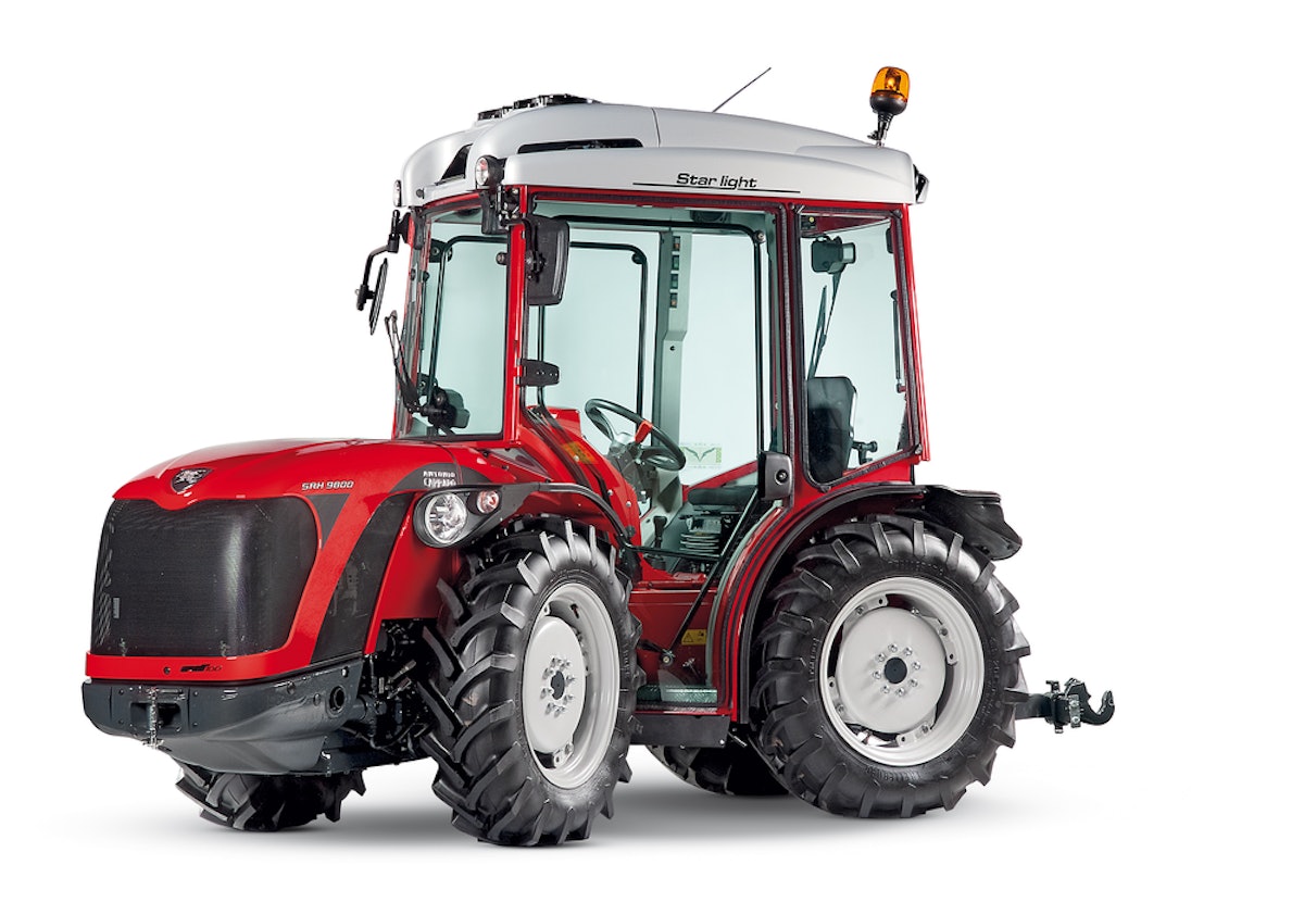 Antonio Carraro's SRH 9800 Articulated Reversible Tractor Features a Narrow-Track Chassis for ...