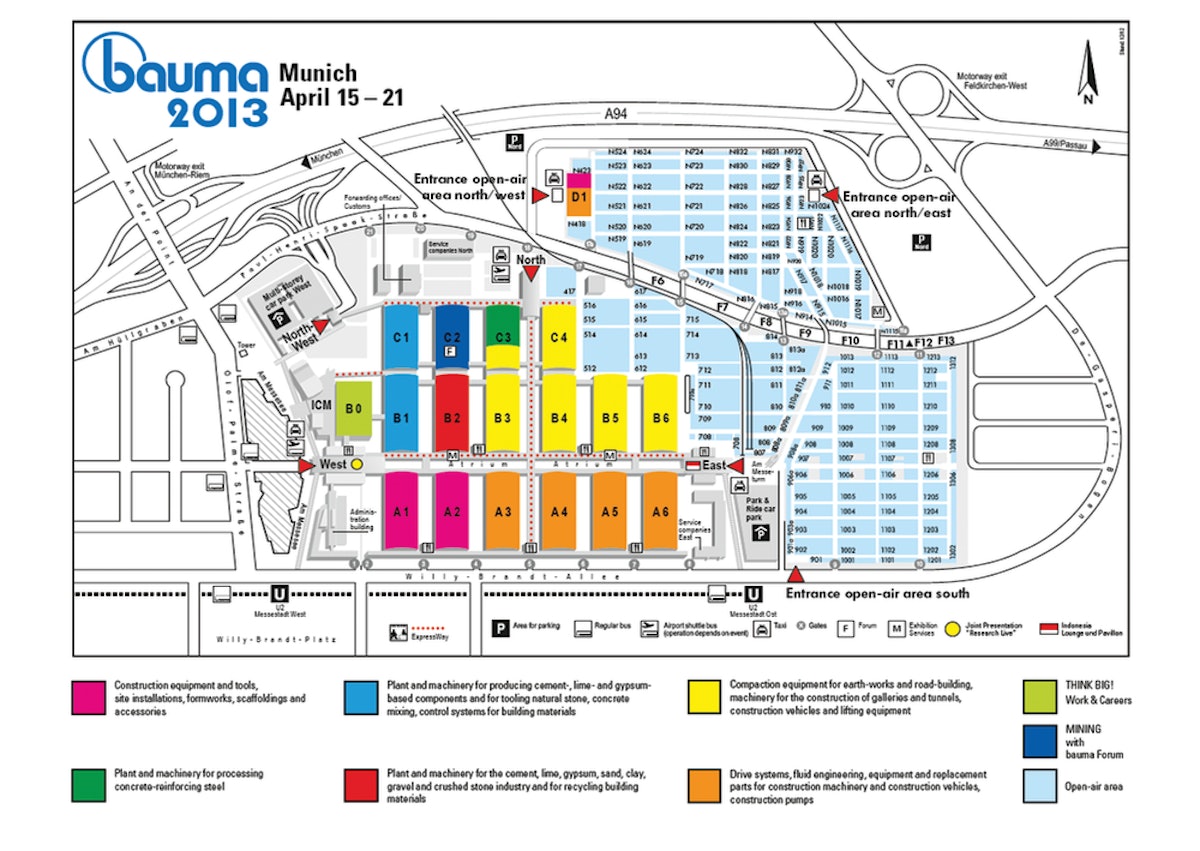 bauma 2013 Map | OEM Off-Highway