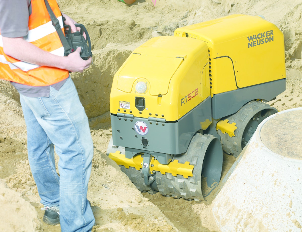 Wacker Neuson's Infrared Remote Control System Helps Improve Jobsite ...