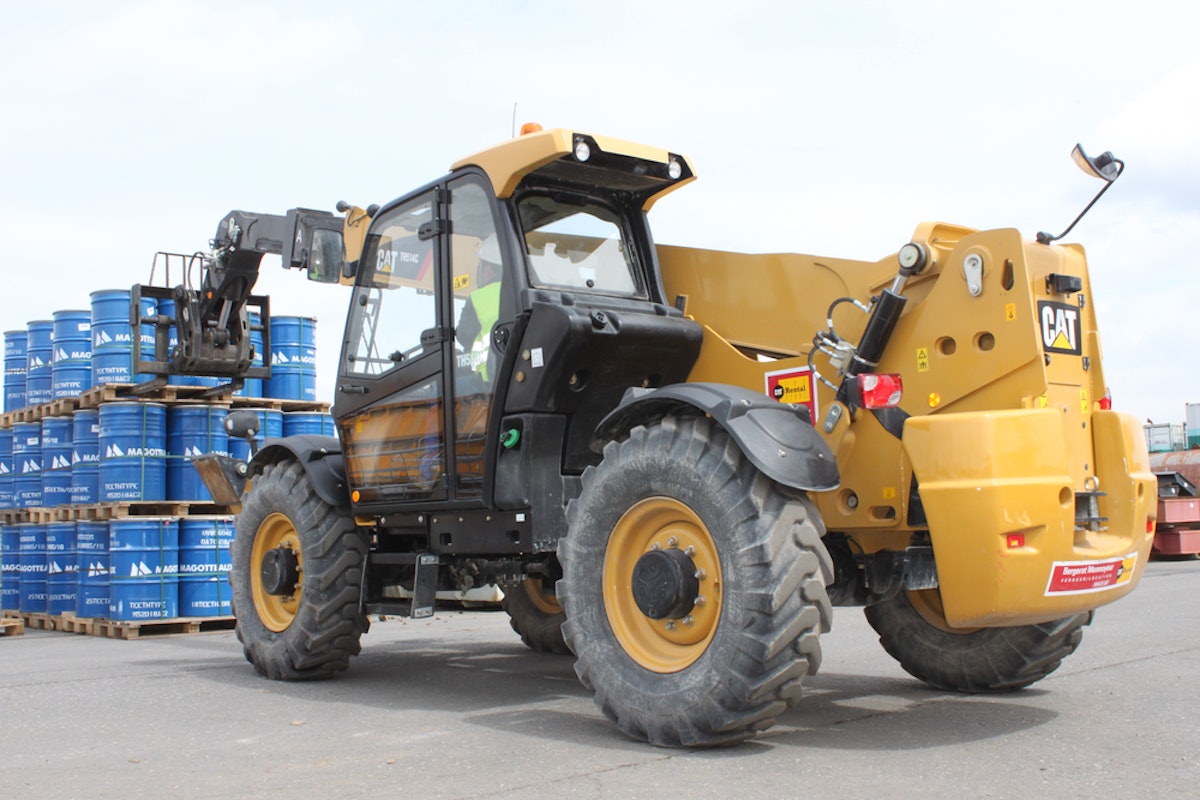 New Caterpillar TH514C telehandler features 101 hp Tier 4 Interim ...