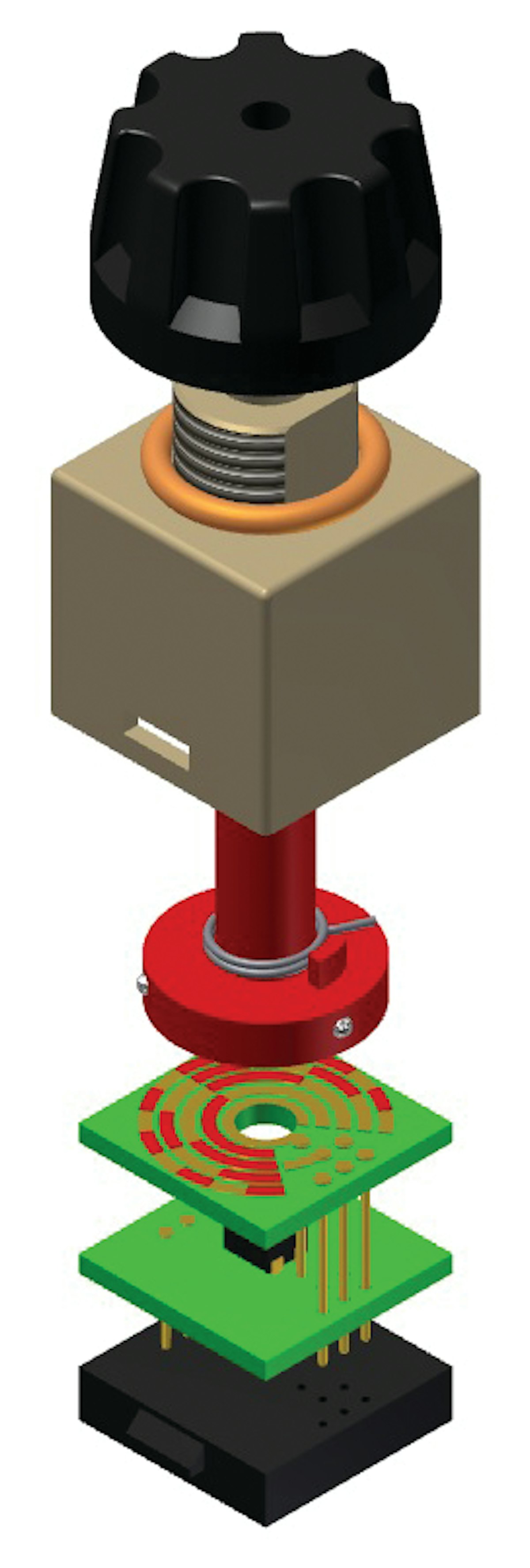 Backlit 16 Position Rotary Encoder Switch with 4 Channel Hex From: CW ...