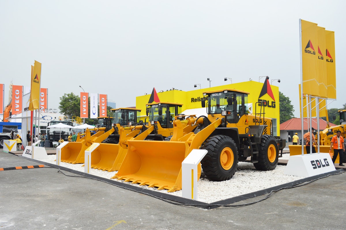 SDLG displays range of equipment at mining exhibition | OEM Off-Highway