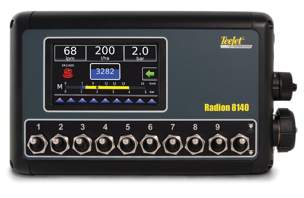 Radion 8140 Automatic Sprayer Rate Controller From: TeeJet Technologies ...