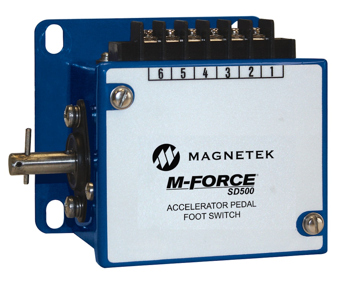 M-FORCE SD500 Accelerator Pedal Foot Switch From: Magnetek Inc. | OEM ...