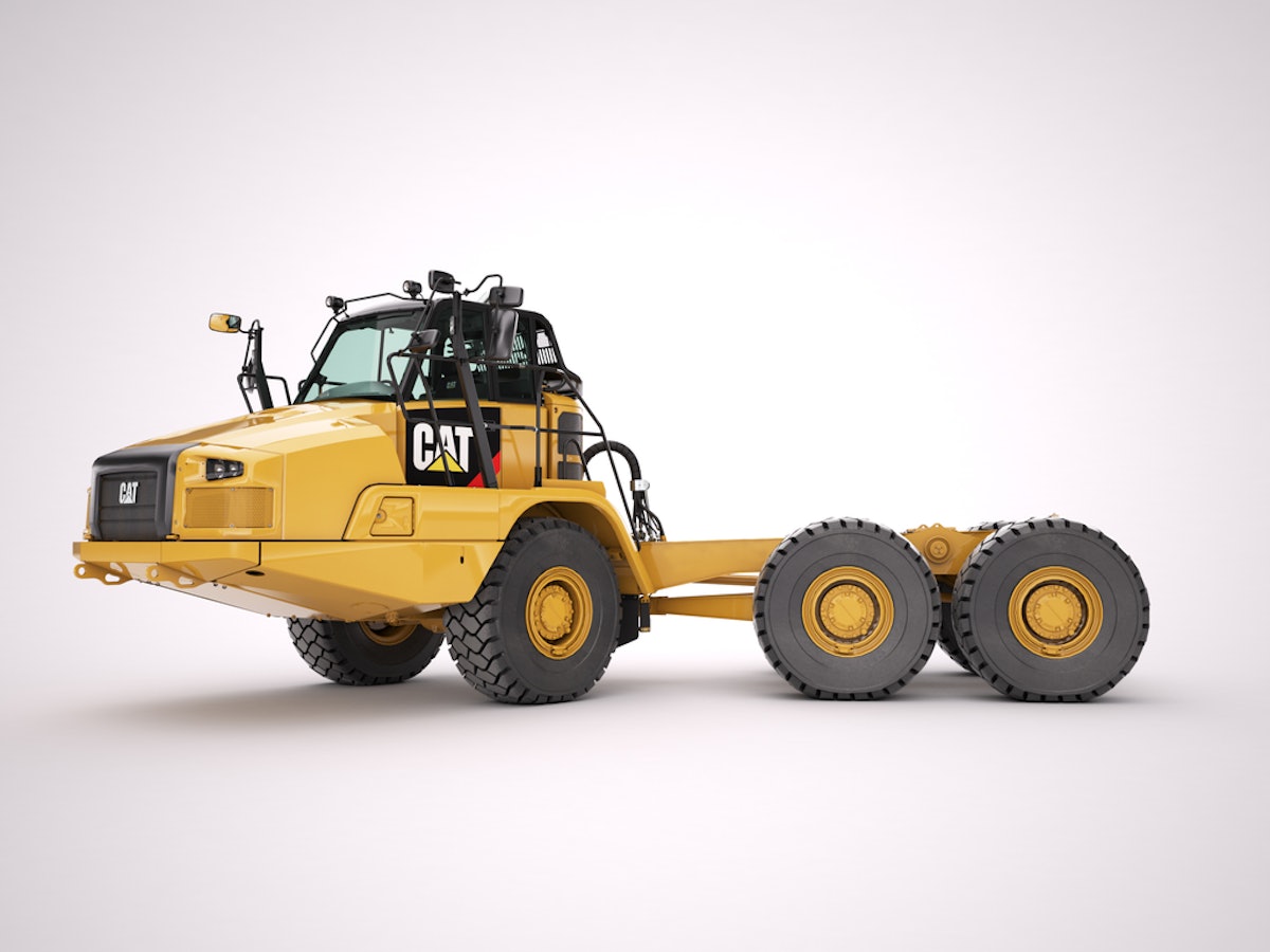 Cat 725C and 730C bare chassis articulated trucks allow mounting of ...