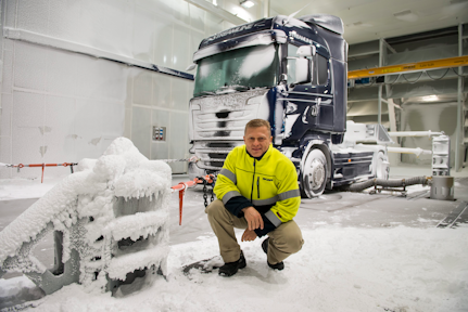 Scania unveils climatic wind tunnel for testing full-size trucks and ...