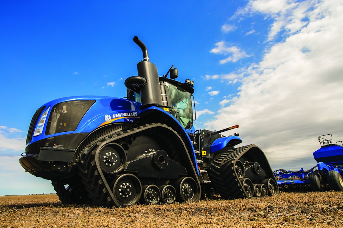 New Holland SmartTrax II tracks provide larger footprint and reduced ...