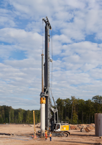 Liebherr displayed LB 44 rotary drilling rig at CONEXPO 2014 | OEM Off ...