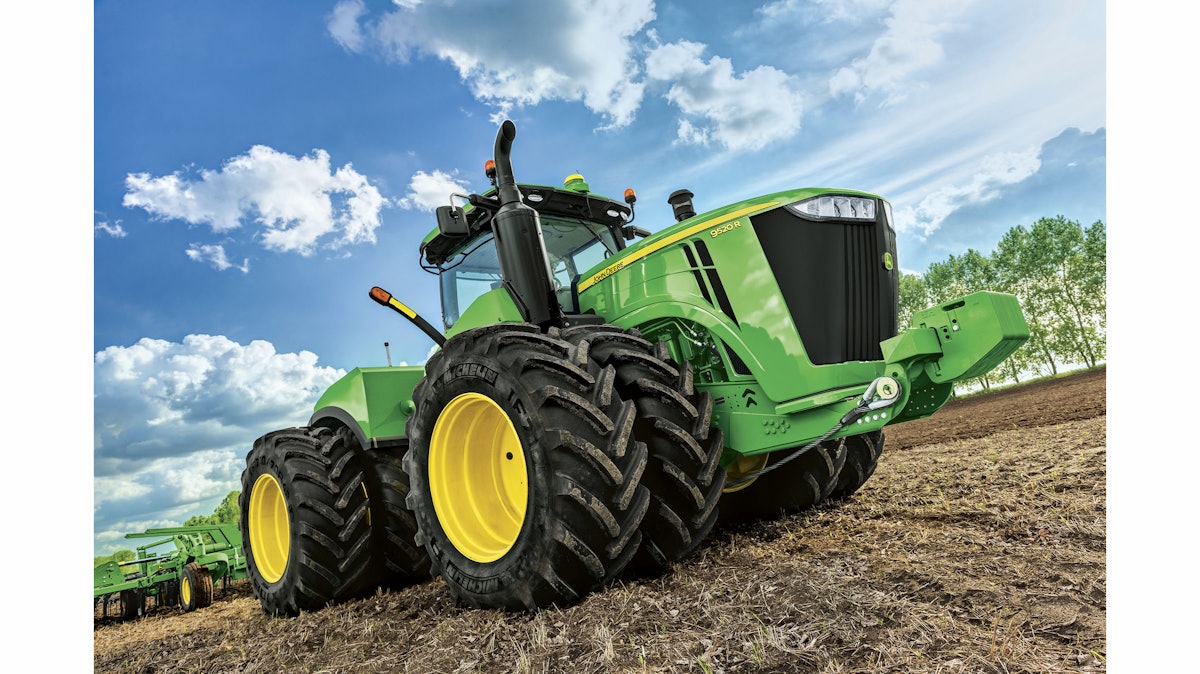 New John Deere 9R/9RT Series tractors feature higher horsepowers for ...