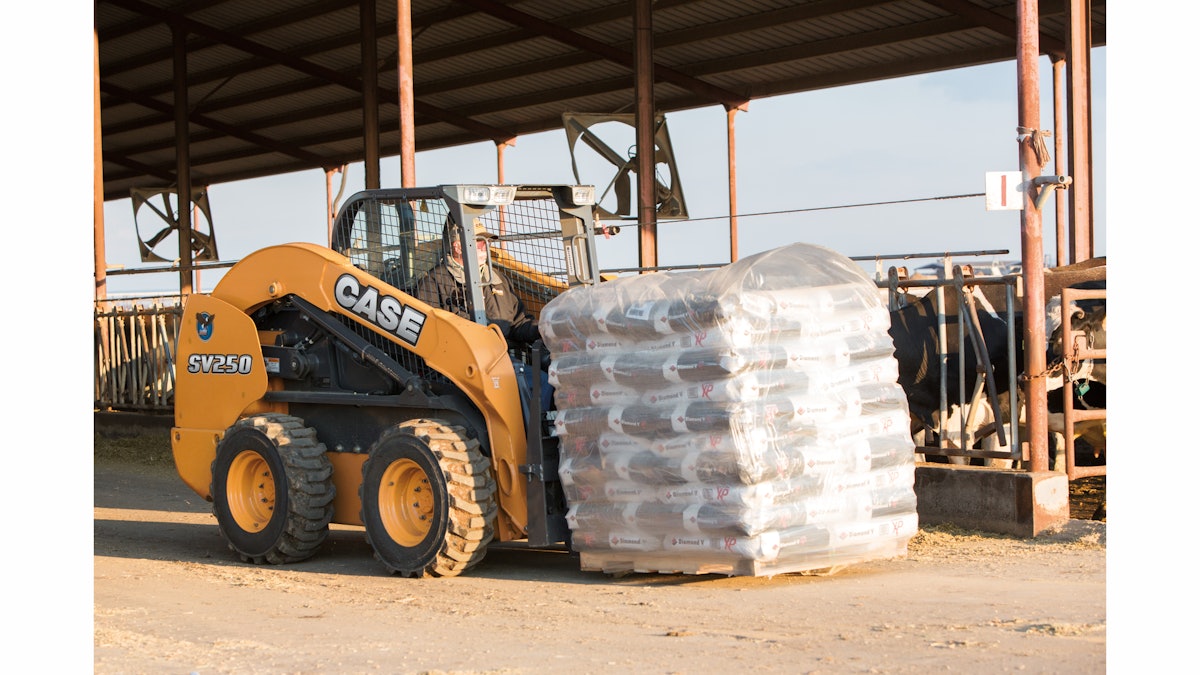 Case Construction SV250 Alpha Series skid steer with electro-hydraulic ...