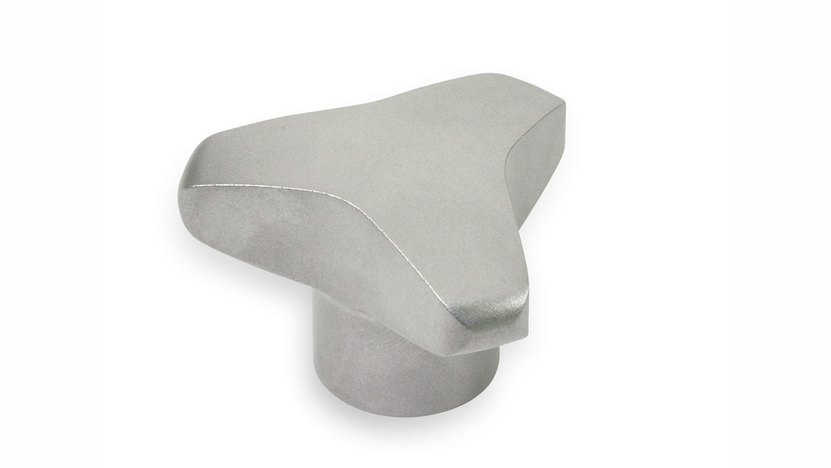 GN 5345 and GN 5345.4 Stainless Steel Three Lobe Knobs From: JW Winco, Inc., A Ganter Company ...