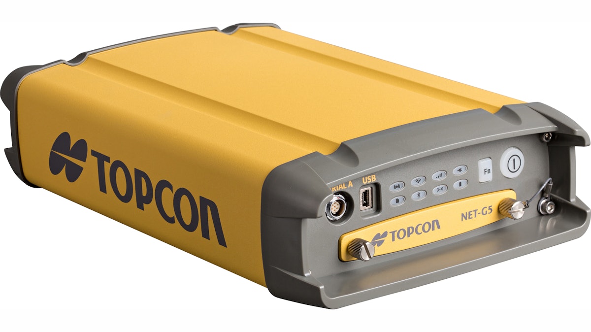 Topcon NET-G5 Receiver and CR-G5-C Antenna From: Topcon Positioning ...