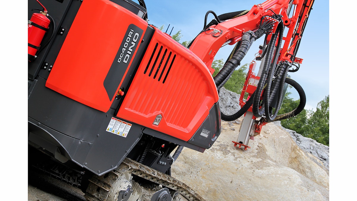 Sandvik Dino DC400Ri radio remote controlled drill rig | OEM Off-Highway