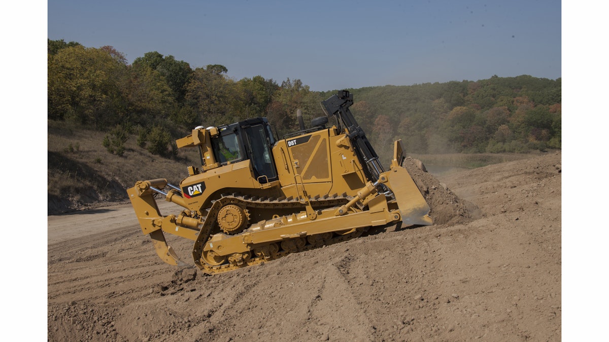 New Cat D8T dozers include factory-installed Cat Grade Control 3D for ...