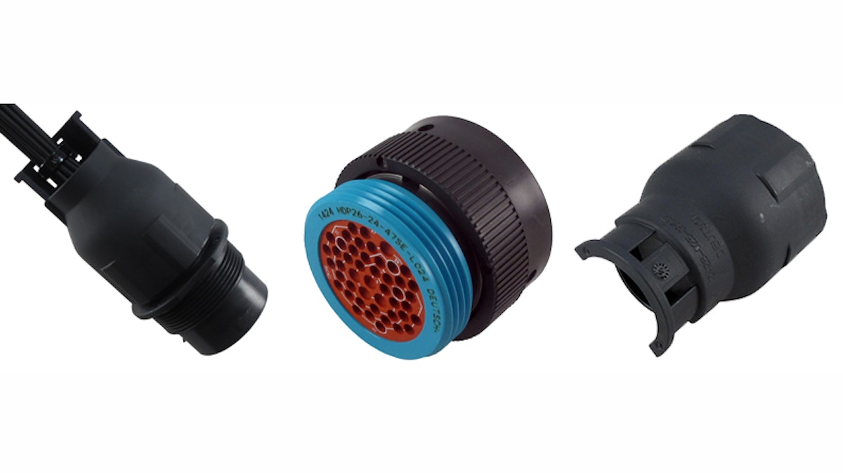 DEUTSCH HDP20 Series Wide Threaded Adaptor and Backshell From: TE ...