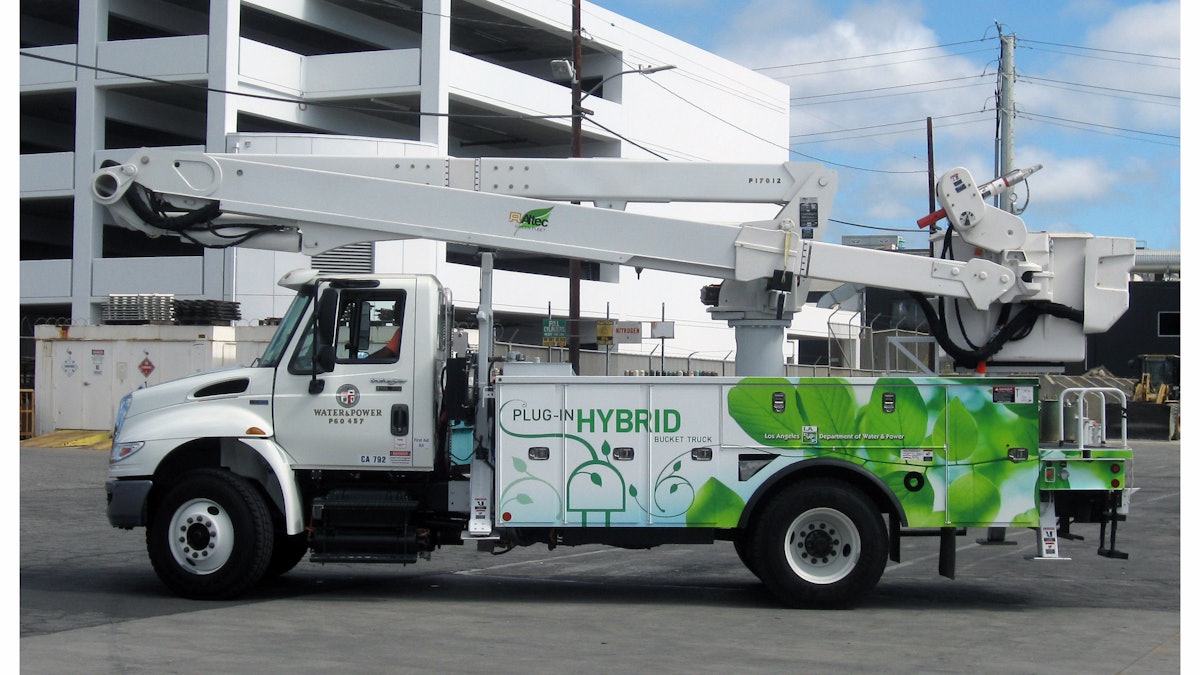 Odyne delivers first bucket truck in California equipped with plug-in ...