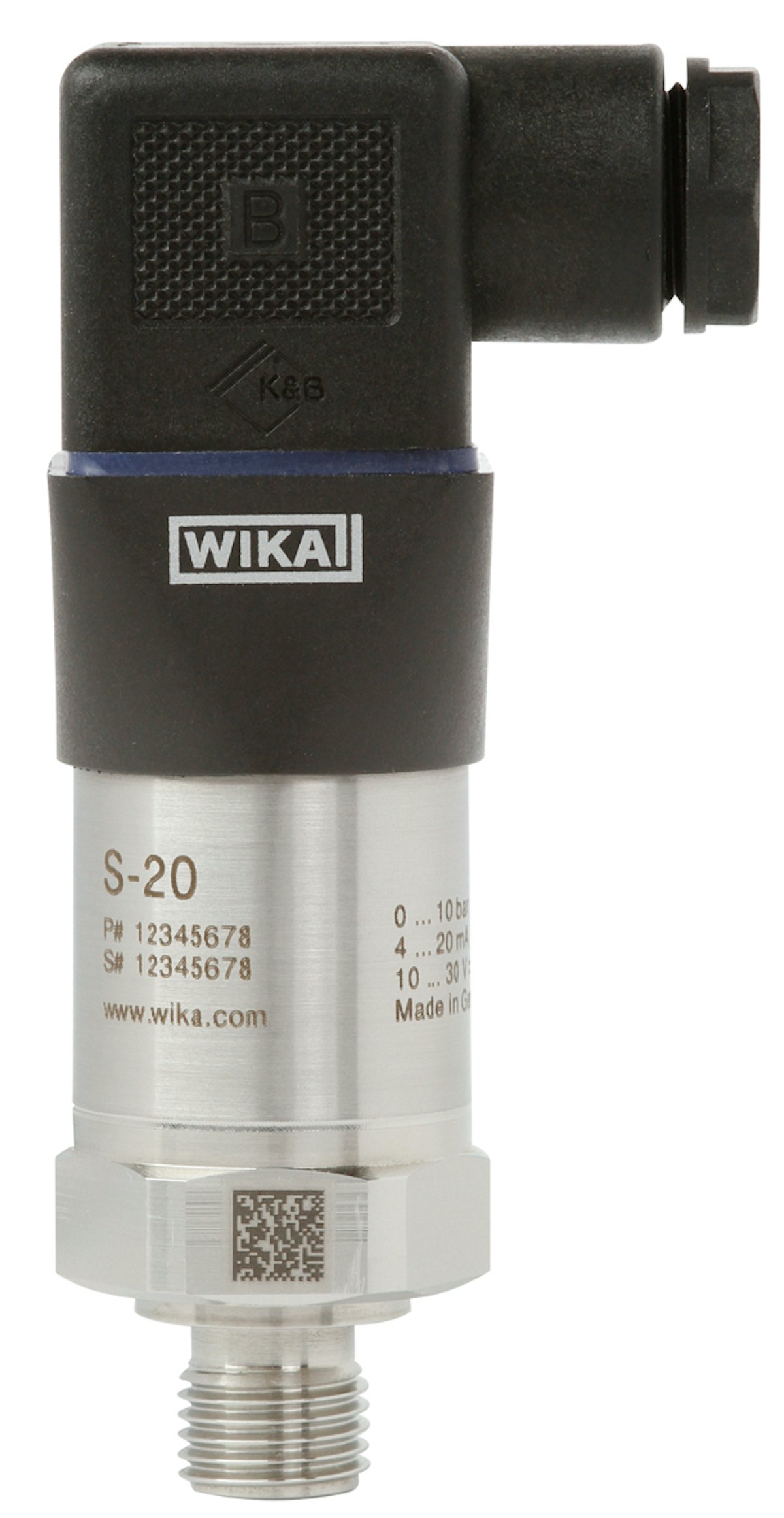 S-20 Pressure Transmitter From: WIKA Instrument Corporation | OEM Off ...