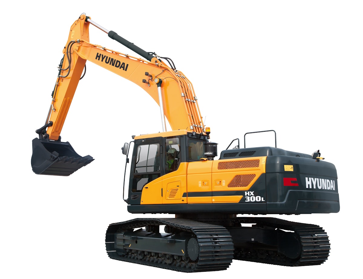 Hyundai debuts HX300 L crawler excavator at INTERMAT 2015 | OEM Off-Highway