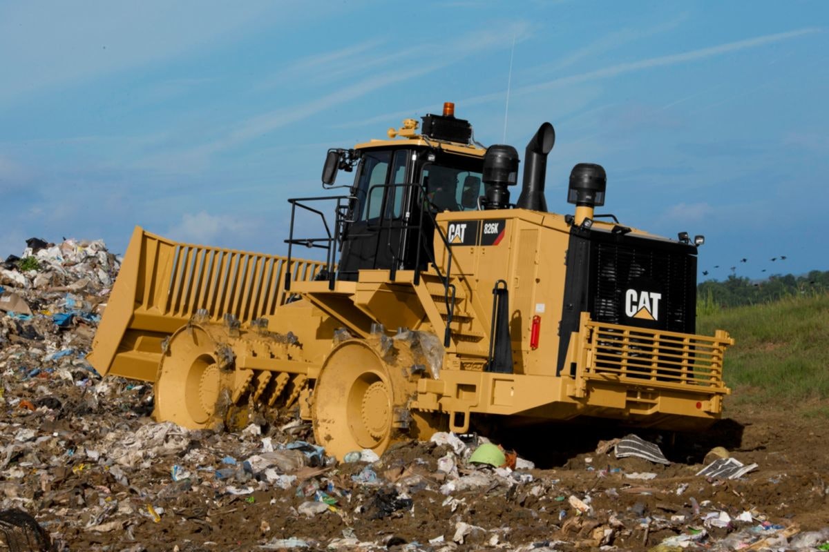New Cat 826K Landfill Compactor features enhancements to operator ...