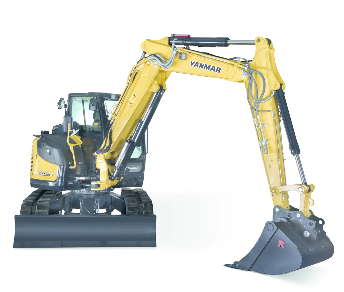 Yanmar exhibiting new wheel loader series and excavator with two-piece ...