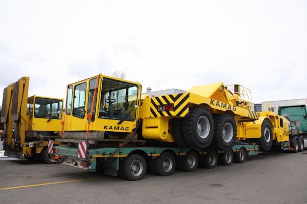 KAMAG Ladle Carrier 3503 enables fast transport of molten steel over ...