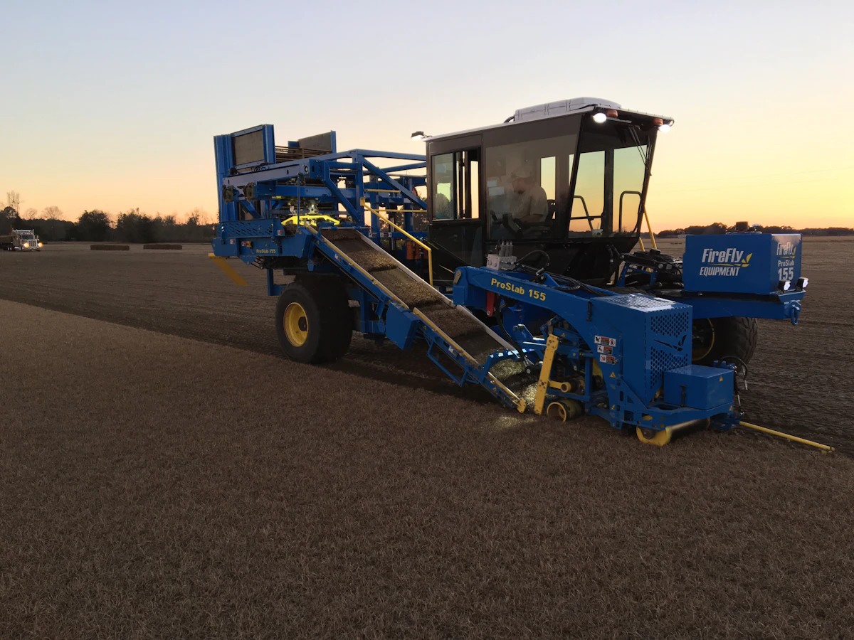 FireFly ProSlab 155 automated turf harvester | OEM Off-Highway