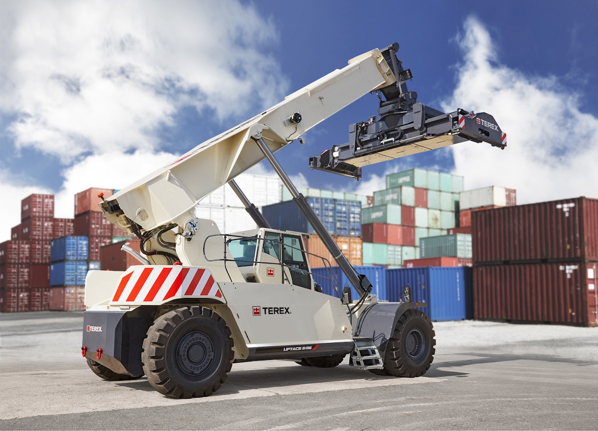 Terex Introduces Liftace 5-36 Reach Stacker with Tier 4 Final Engines ...