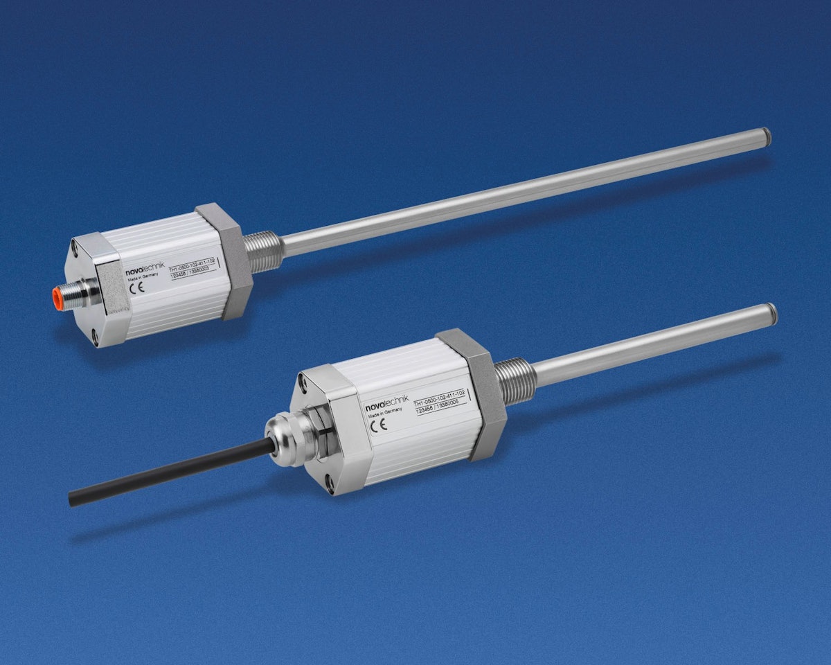 Novotechnik TH1 Series Touchless In-Cylinder Linear Position Sensors ...