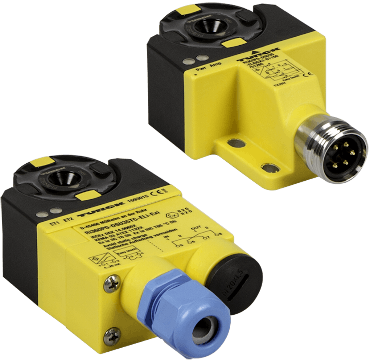 TURCK RI360-DSU Open Faced Inductive Angle Sensors From: TURCK Inc ...
