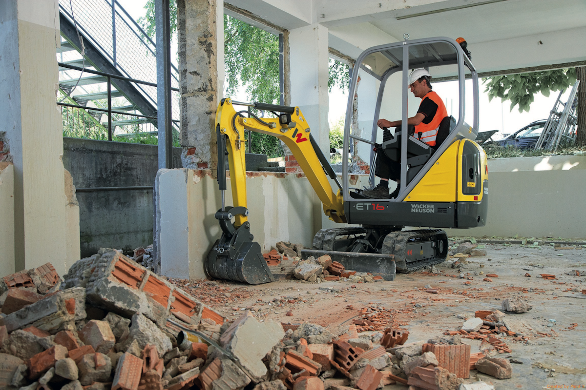 New Wacker Neuson ET16 Tracked Excavator Suits Use in Confined Work ...