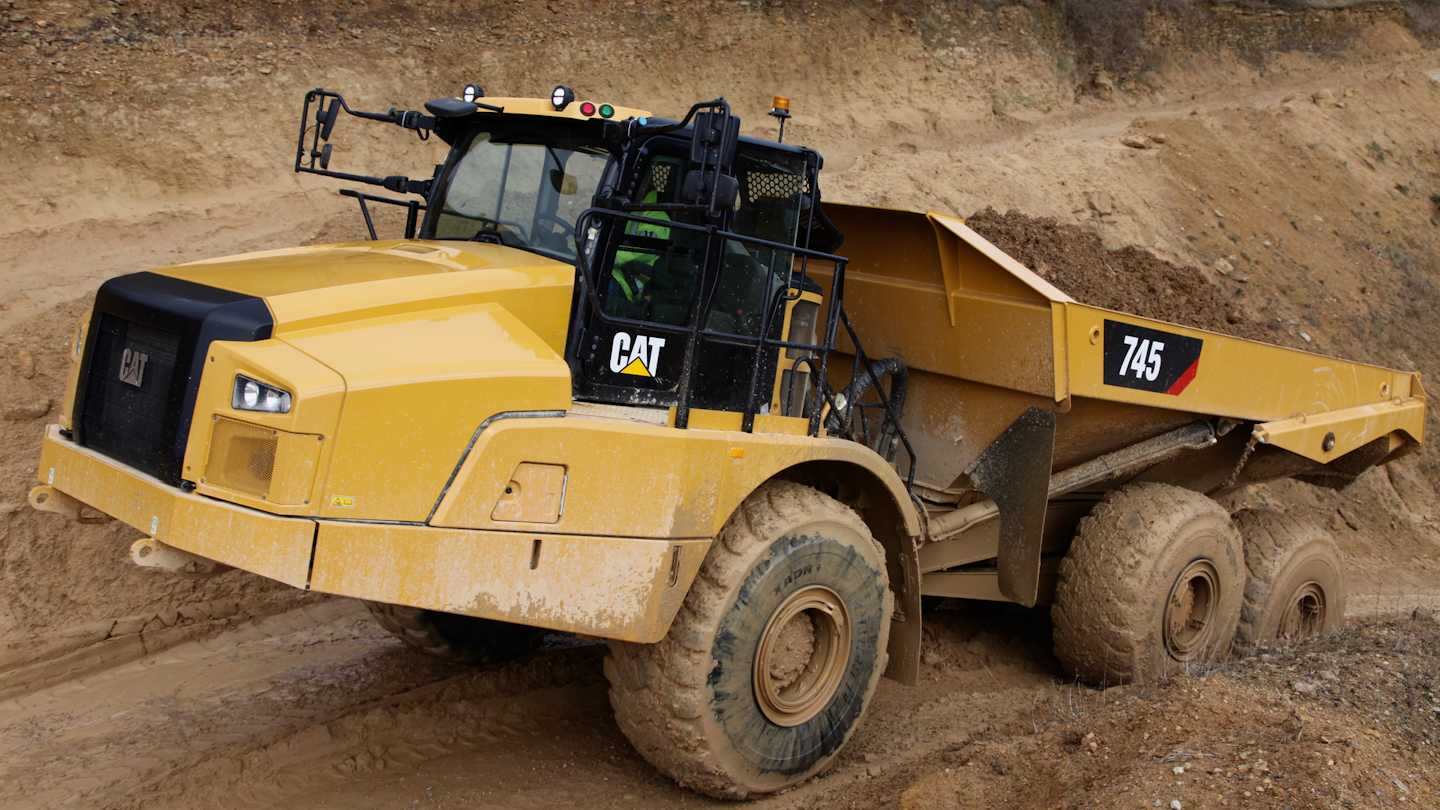 Cat 745 Articulated Truck Features Next Gen Cab Design | OEM Off-Highway