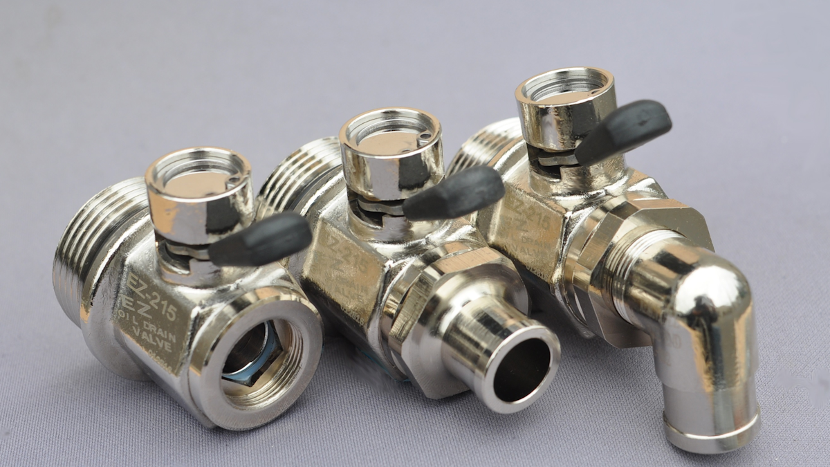 EZ Oil Drain Valve with Optional Hose Connectors From: Global Sales ...
