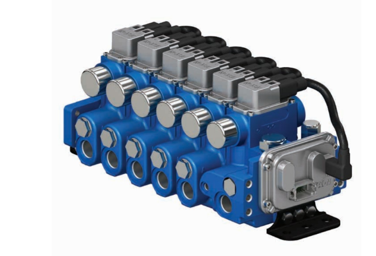 Eaton CMA200 CAN-Enabled Electrohydraulic Sectional Mobile Valve with ...