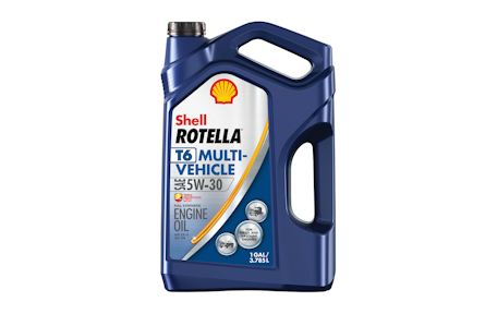 Shell ROTELLA T6 Multi-Vehicle 5W-30 Engine Oil From: Shell Lubricants ...