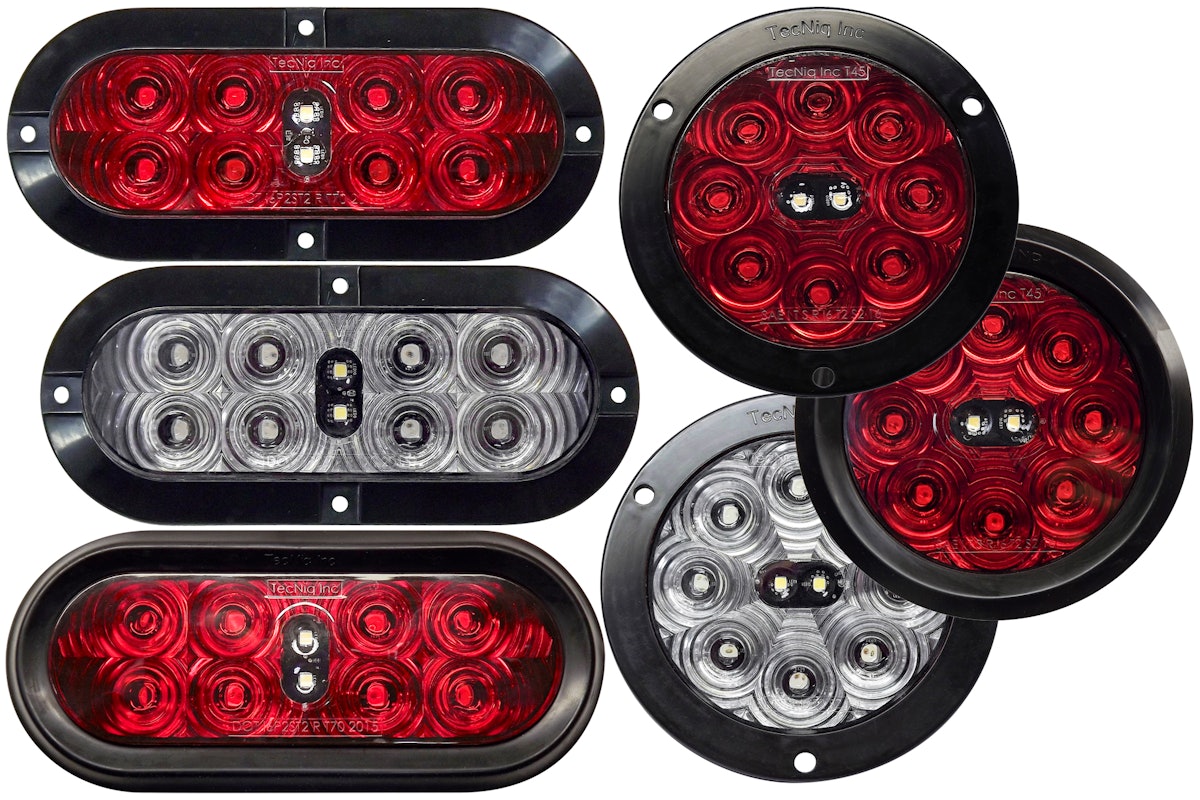 TecNiq High Visibility Stop-Tail-Turn-Reverse Lights From: TecNiq Inc. | OEM Off-Highway