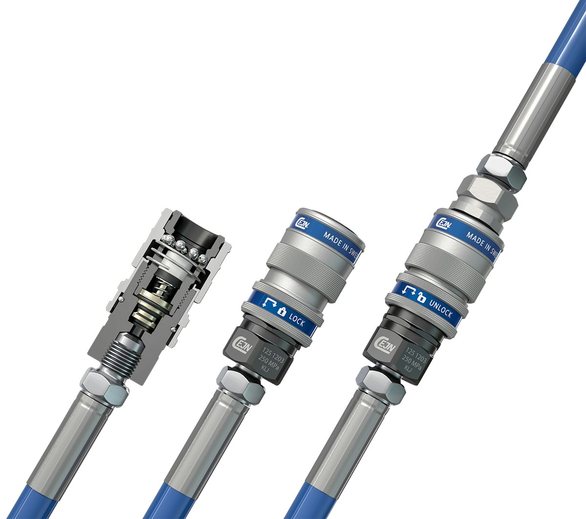 CEJN's Next Generation Ultra High-Pressure Couplings with Safety Lock ...